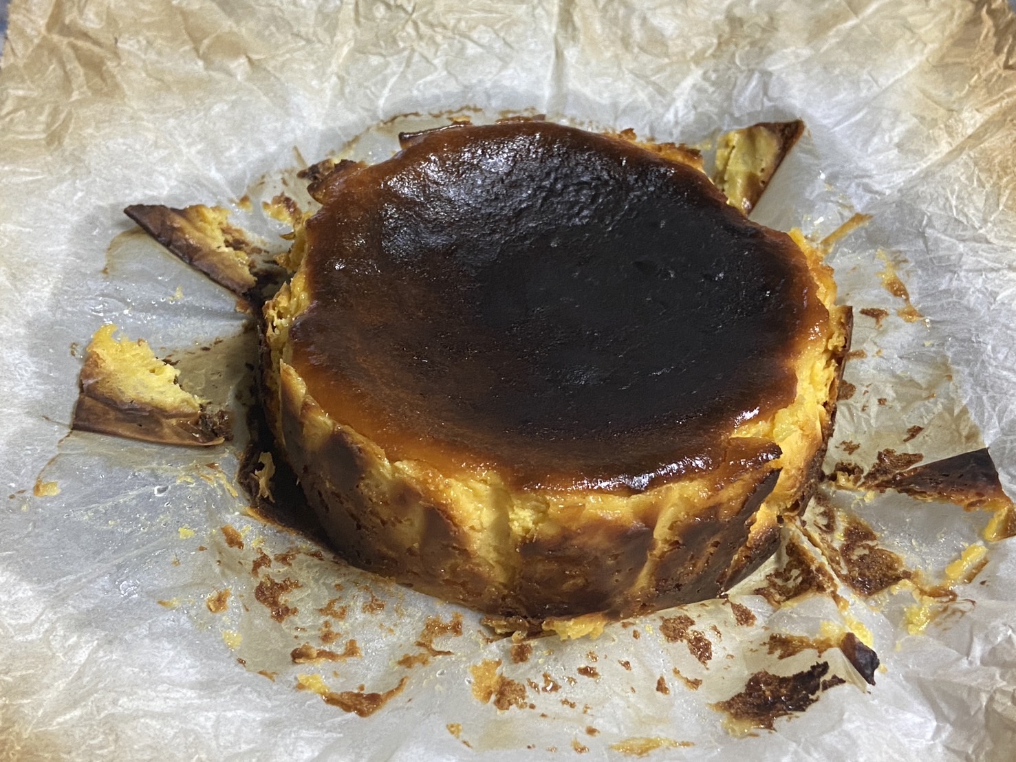 柑橘香る🍊オレンジのバスクチーズケーキ | からん：レシピ